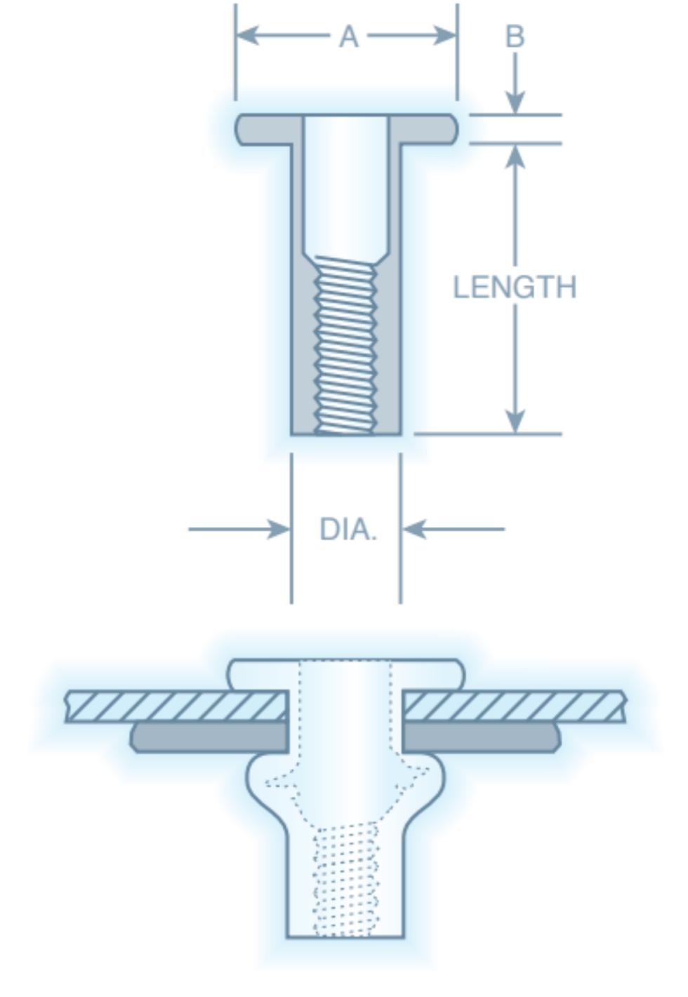 Internally-Threaded Fasteners | National Rivet & Manufacturing Co.